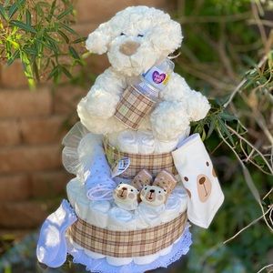 Handmade | Accessories | Puppy Diaper Cake Dog Diaper Cake | Poshmark